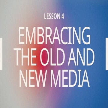 Media and Information Technology - Pre-Historic Age | PPTX