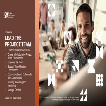 Lesson 4 _ LEAD THE PROJECT TEAM _ PMP Auth Exam Prep.pptx