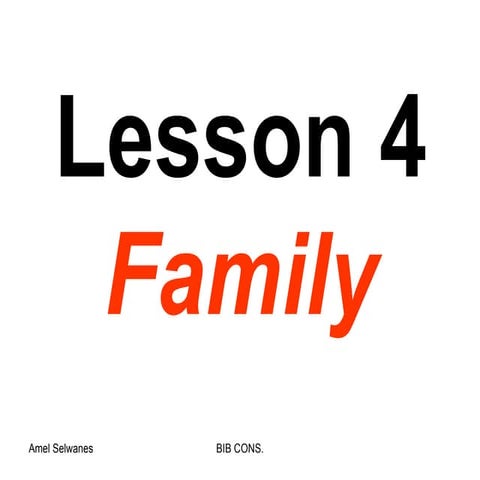 Lesson 4 mod 1 | PPT