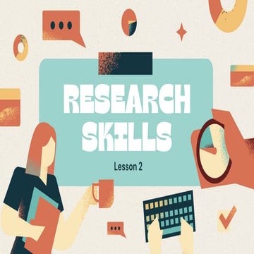 Lesson 4 Presentation.pdf. Research skills | PDF