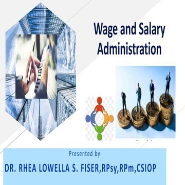 Lesson 4 Wage and Salary Administration | PPTX