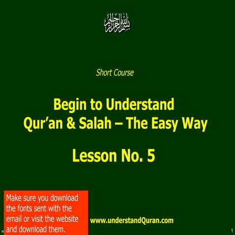 Lesson 5 | PPT