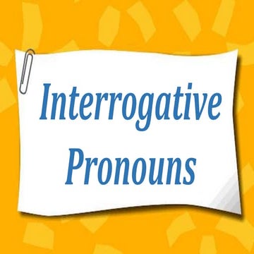 lesson5-211118061409 INTERROGATIVE PRONOUNS | PPTX