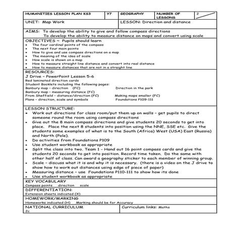 Lesson 5 6 Map skills | PDF
