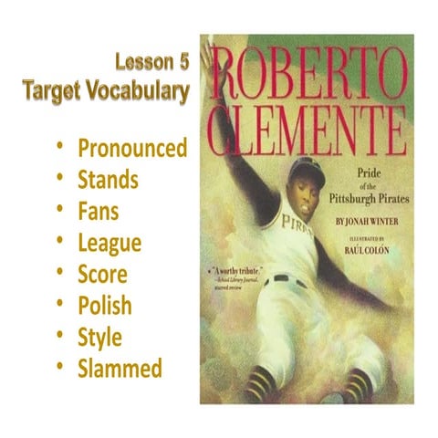 Lesson 5 - Roberto Clemente | PPT