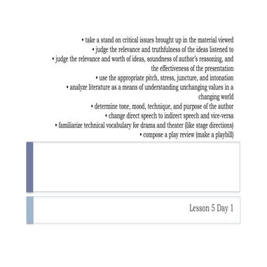 Lesson Plan 3 - Analyzing Sources of Race and Portrayal of Violence | PDF