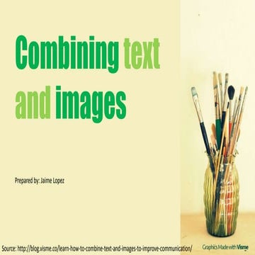 Combine Text and Images | PPTX