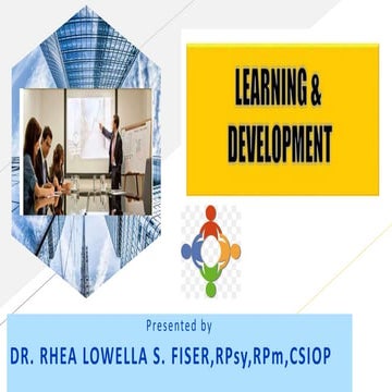 Lesson 5 Learning and Development | PPT
