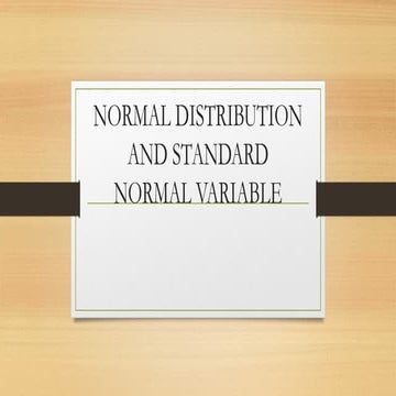 LESSON 5 NORMAL DISTRIBUTIONS.......pptx