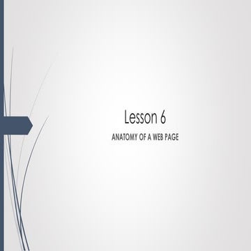 Lesson 6 | PPT