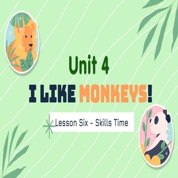 Lesson 6 I like monkey.pptx