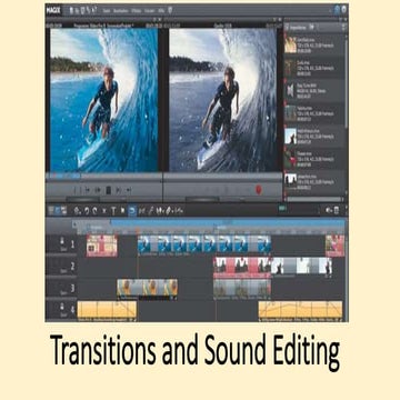 Lesson 6 editing techniques and sound editing | PPTX | Video Software ...