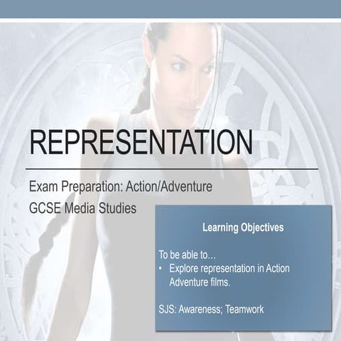 ELT for Year 10 - Representation in Action Adventure | PPT