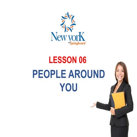 Lesson 6 people around you | PDF