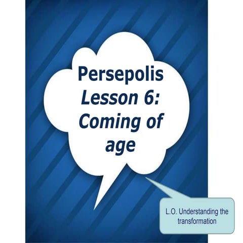 Lesson 6 understanding the transformation | PPTX