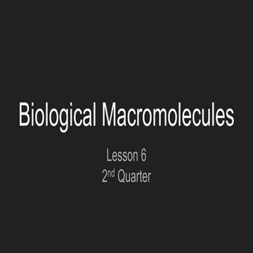 Macromolecules