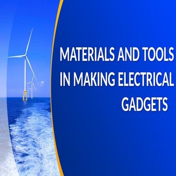 Lesson 6 conducting simple electrical gadgets | PPTX