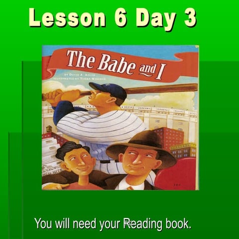 Lesson 6 day 3 | PPT