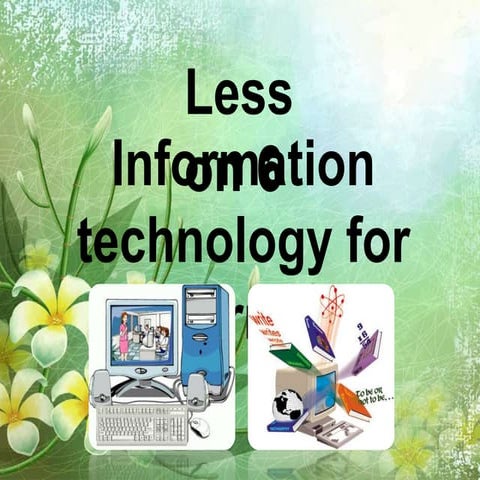 Lesson 6 information technology for learning | PPT