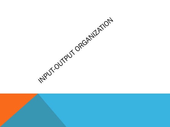 Modes of transfer - Computer Organization & Architecture - Nithiyapriya ...