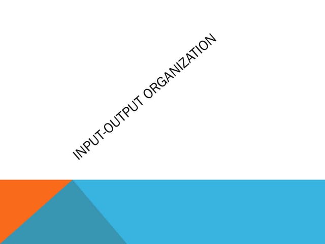 Modes of transfer - Computer Organization & Architecture - Nithiyapriya ...