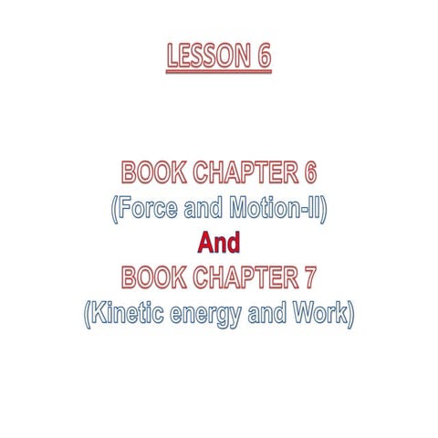 force and motion kinetic energy and work aiub | PPT