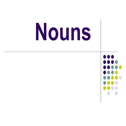 Lesson 6: Nouns | PPT