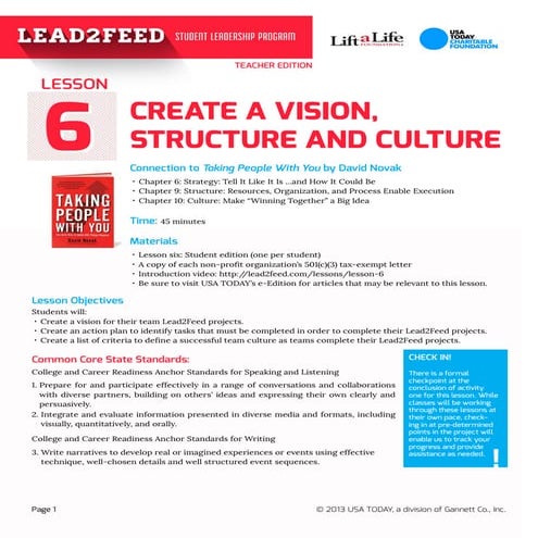 Lesson 6: Teacher Edition | PDF