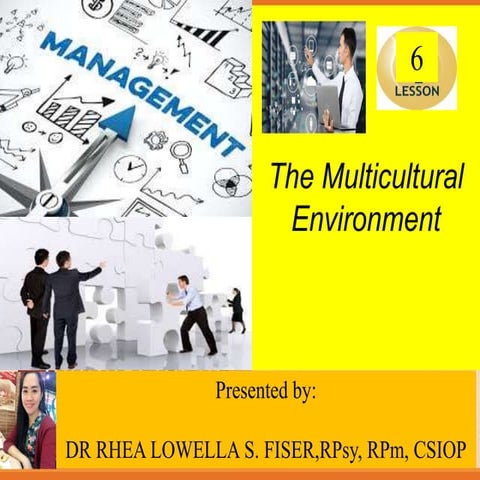 Lesson 6 The Multicultural Environment | PPT