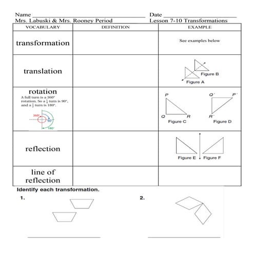 Lesson 7 10 transformations | DOC