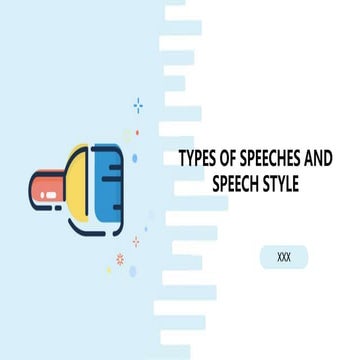 Types of speech styles | PPTX