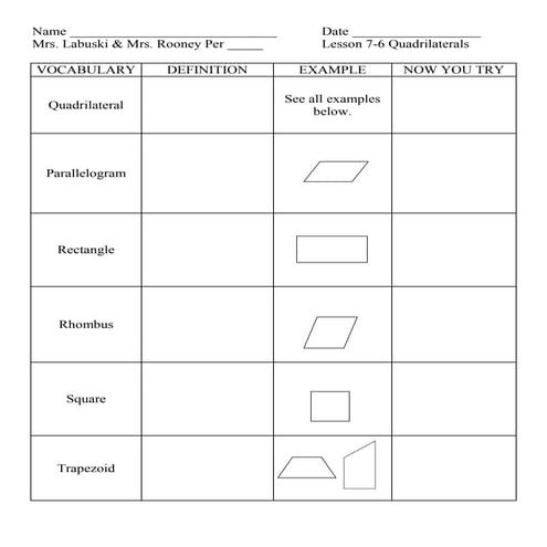 Lesson 7 6 quadrilaterals | DOCX