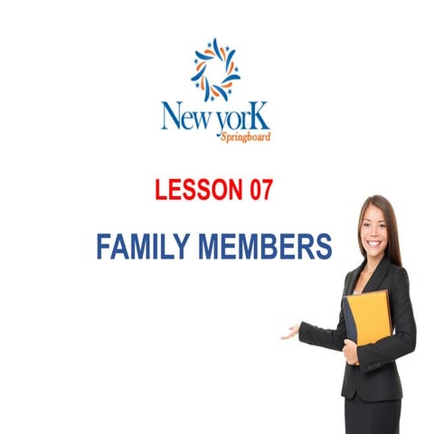 Lesson 7 family members | PDF