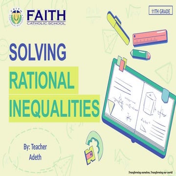 Lesson 7 - Solving Rational Inequalities.pptx
