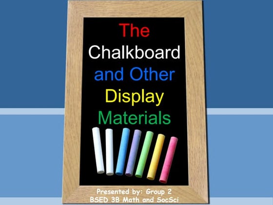 Lesson 7 the bulletin board display & the multi-purpose board | PPTX ...
