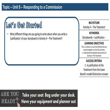 Lesson 7 the treatment - justification | PPTX