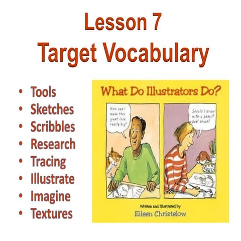 What illustrators Do - Lesson 7 | PPT