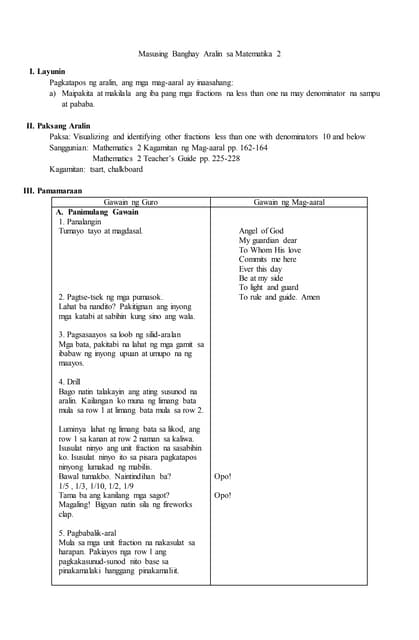 Detalyadong Banghay Aralin sa EPP 5 | PDF