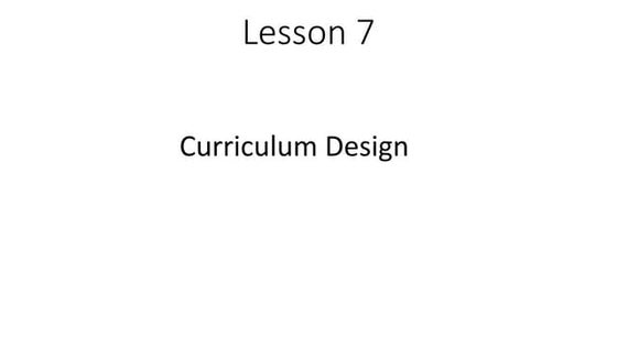 Dimensions and principles of curriculum design | PPTX | Educational ...