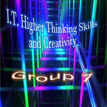 Lesson 7 IT Higher thinking skills and Creativity | PPT
