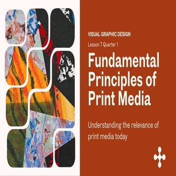 Lesson 7 VGD- Fundamental Principles of Print Media | PDF