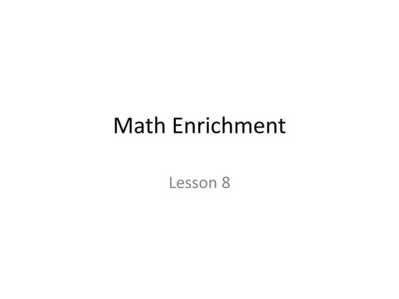 Math 10-12 Lesson 10 week of November 17th | PPT