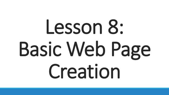 Hsc computer science chap 4.HTML2024.pdf | Web Design and HTML | Internet