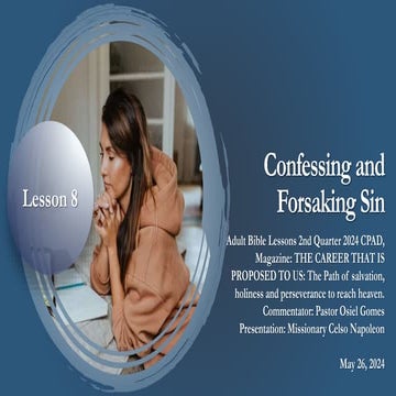 Lesson 8 - Confessing and Forsaking Sin.pptx