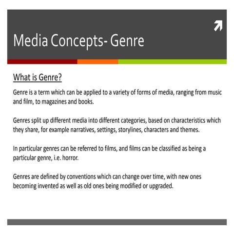 Lesson 8 - genre | PPT