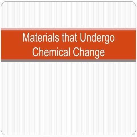 Chemical reaction lesson presentation grade eight | PPTX