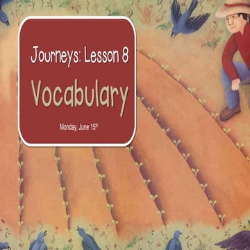 Lesson 8 vocabulary | PPT