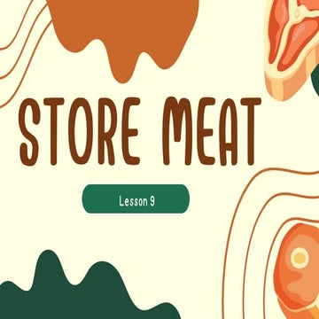 7 storing meat | PPTX