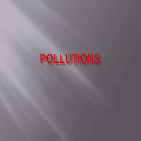 Lesson 9 pollutions | PPTX