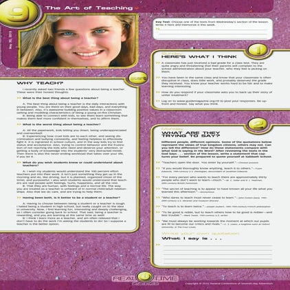 Lesson 9 | Real Time – faith | Sabbath School | Second Quarter 2015 | PDF